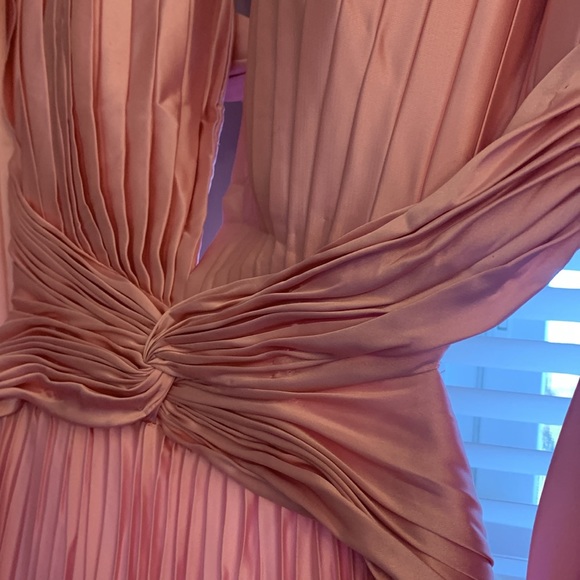 Mac Duggal | Dresses | Mac Duggal Leena Cut Out Pleated Dress Pink Rose ...